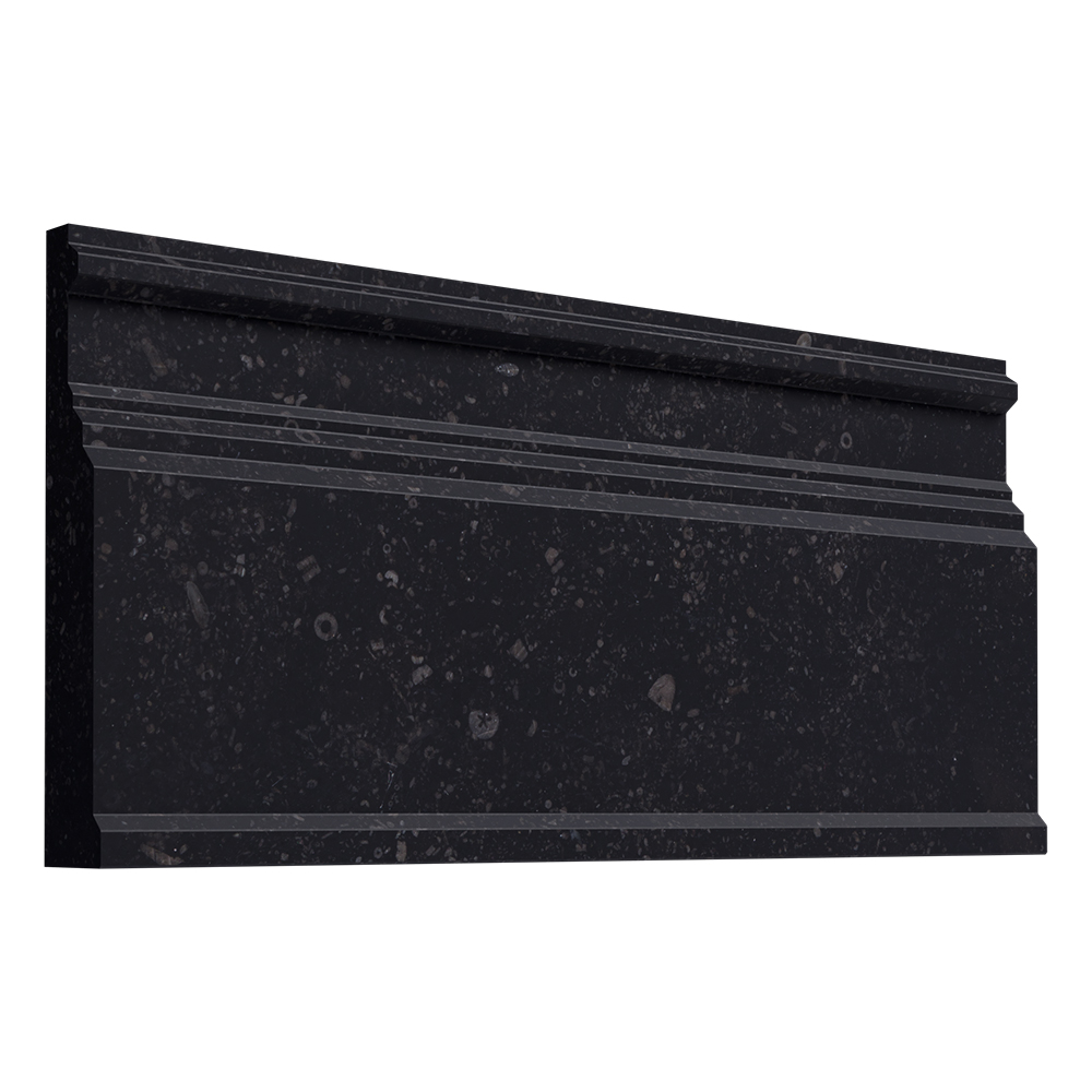 Belgium Blue Honed Modern Base Limestone Moldings 5 1/16x12 | Marble ...